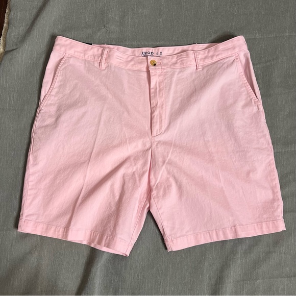 Izod | Shorts | Izod Mens Classic Fit Stretch Chino Pink Shorts Sz 42 Nwt | Poshmark